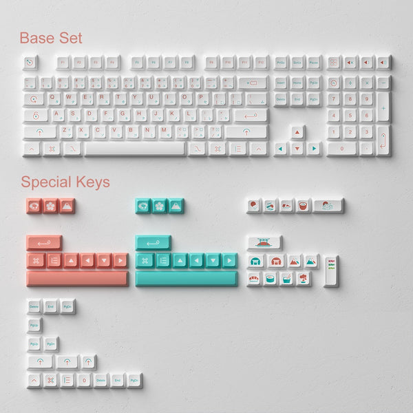 Akko Red Fuji Keycap Set (161-Key) | AKKO EU