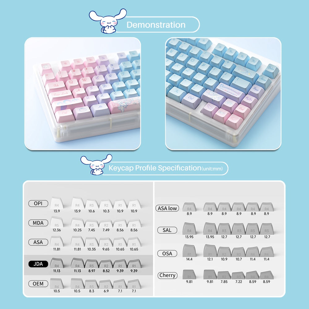 Akko Cinnamoroll 20th Anniversary Rainbow Keycap Set | AKKO EU