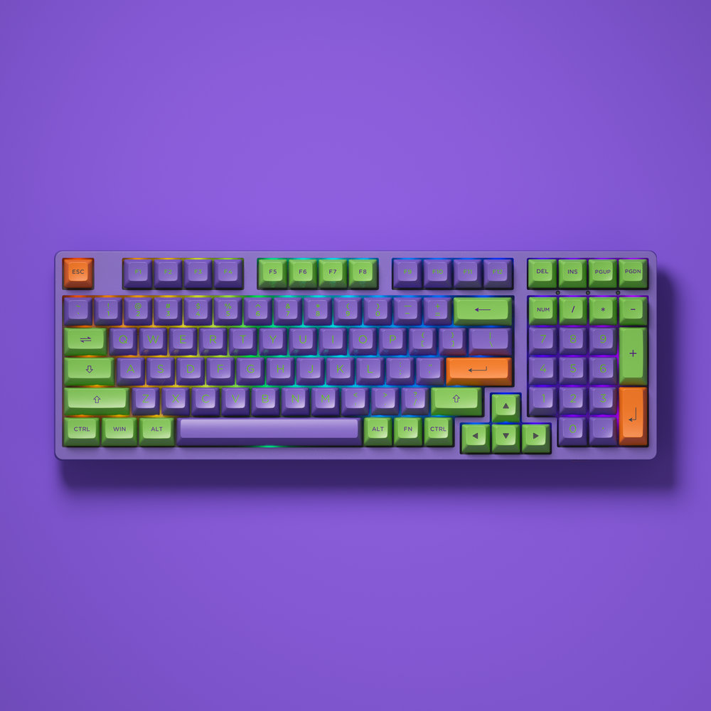Akko EVA-01 Themed Keycap Set (158-key) | AKKO EU