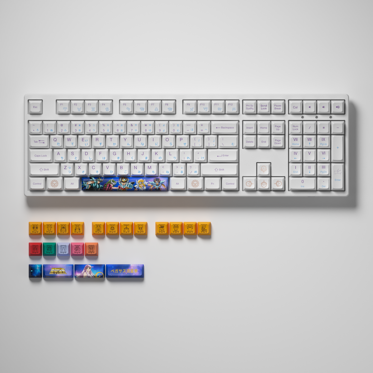 Akko Saint Seiya Keycap Set (145-key) | AKKO EU