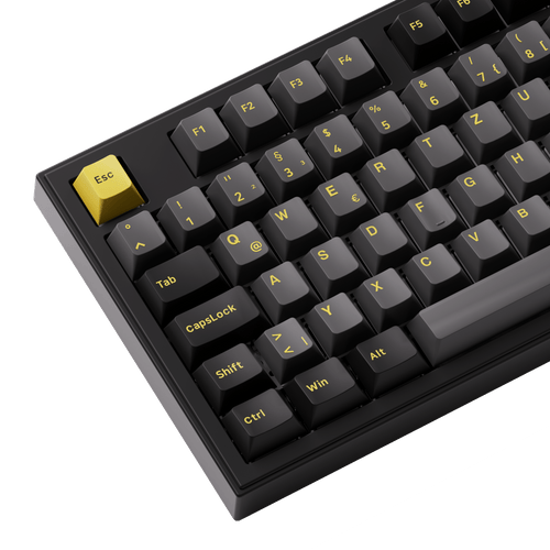 Black & Gold 5098B Mechanical Keyboard with Screen | AKKO EU