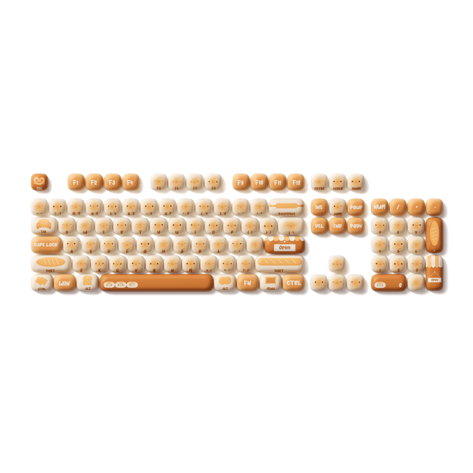 Bun Wonderland PBT Keycap Set (138-key)
