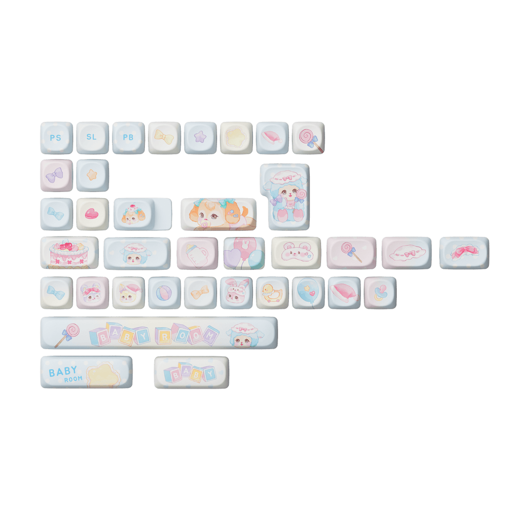 Akko Butterfly Fantasy Cute Keycaps (140-key) | AKKO EU