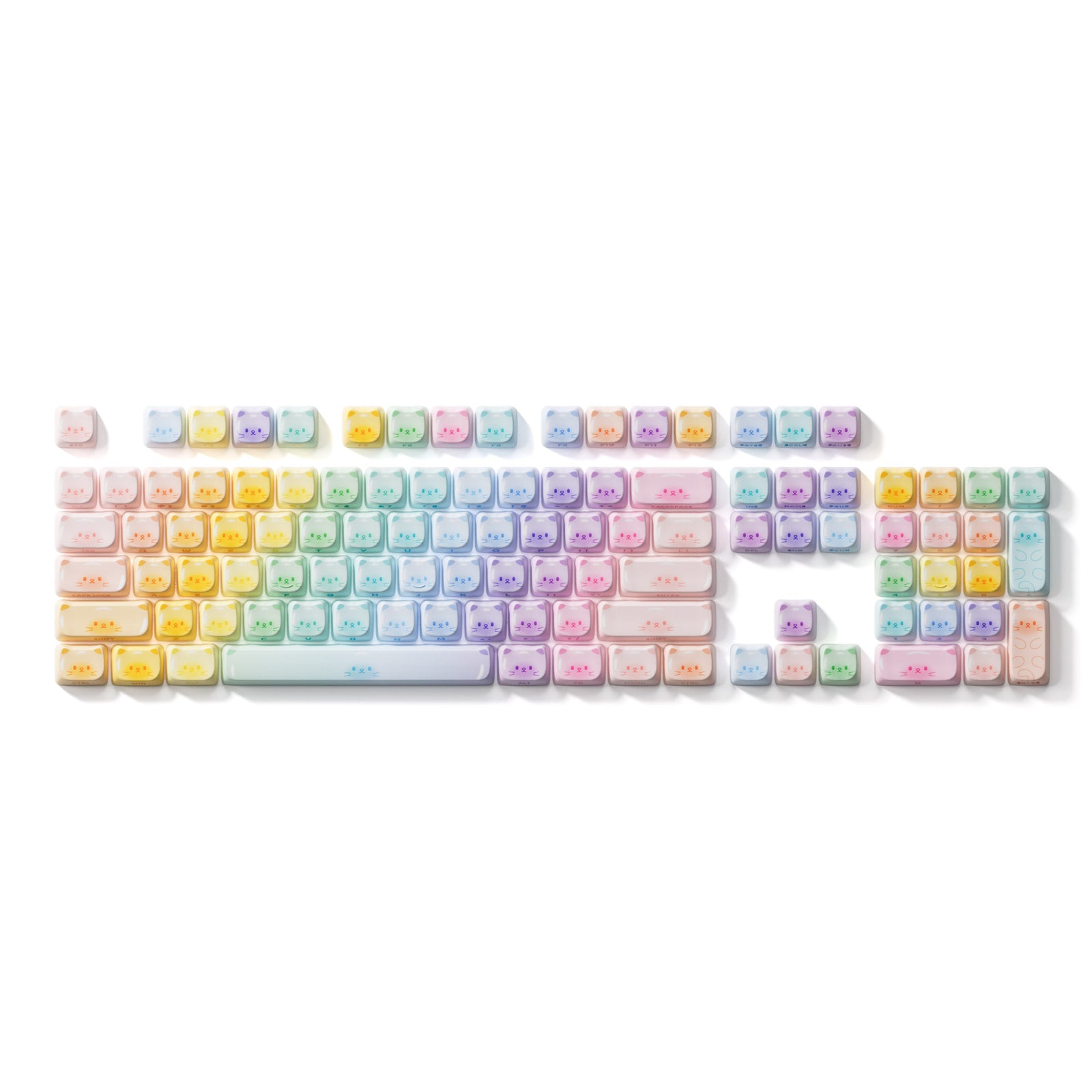 Akko Colorful Cats Keycap Set (142-key) | AKKO EU