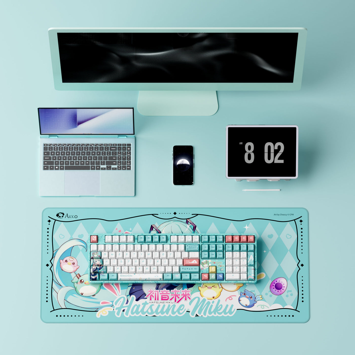 Akko Hatsune Miku 5108B Plus Mechanical Keyboard | AKKO EU