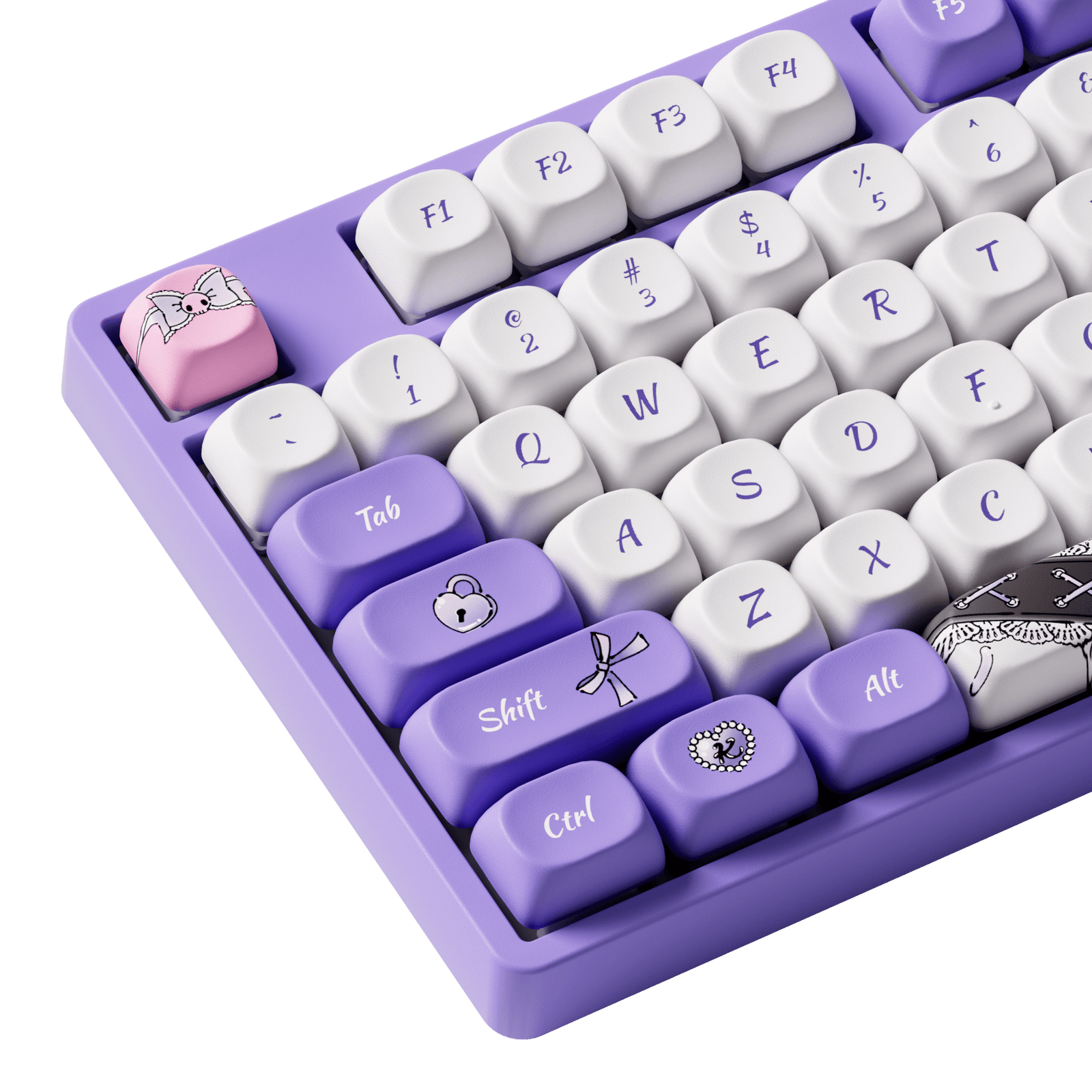 Kuromi 5108B Plus Purple Mechanical Keyboard