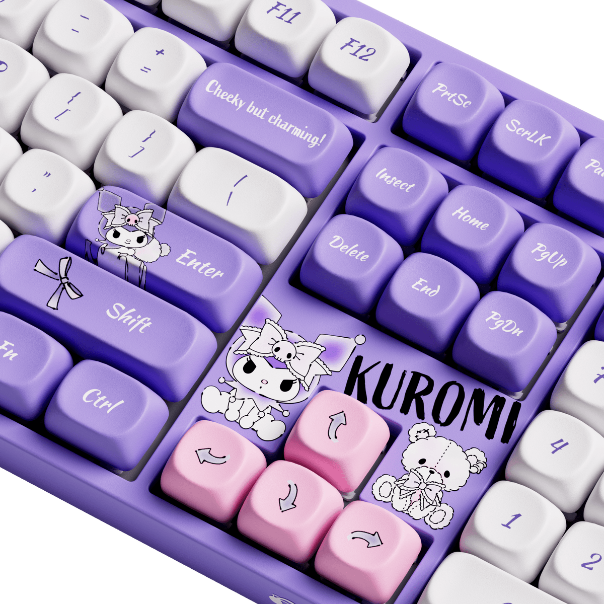 Kuromi 5108B Plus Purple Mechanical Keyboard