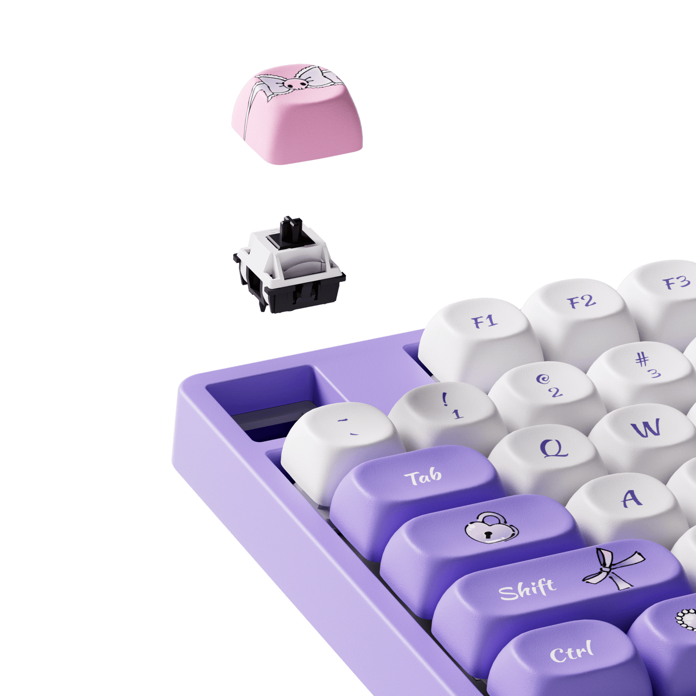 Akko Kuromi 5108B Plus Purple Mechanical Keyboard | AKKO EU