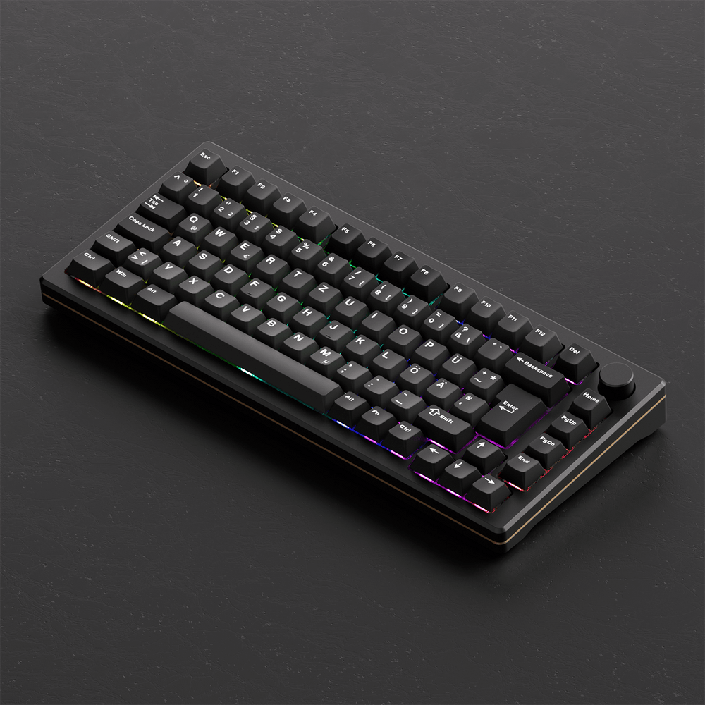 Akko MOD 007B HE Black & Silver ISO Keyboard | AKKO EU