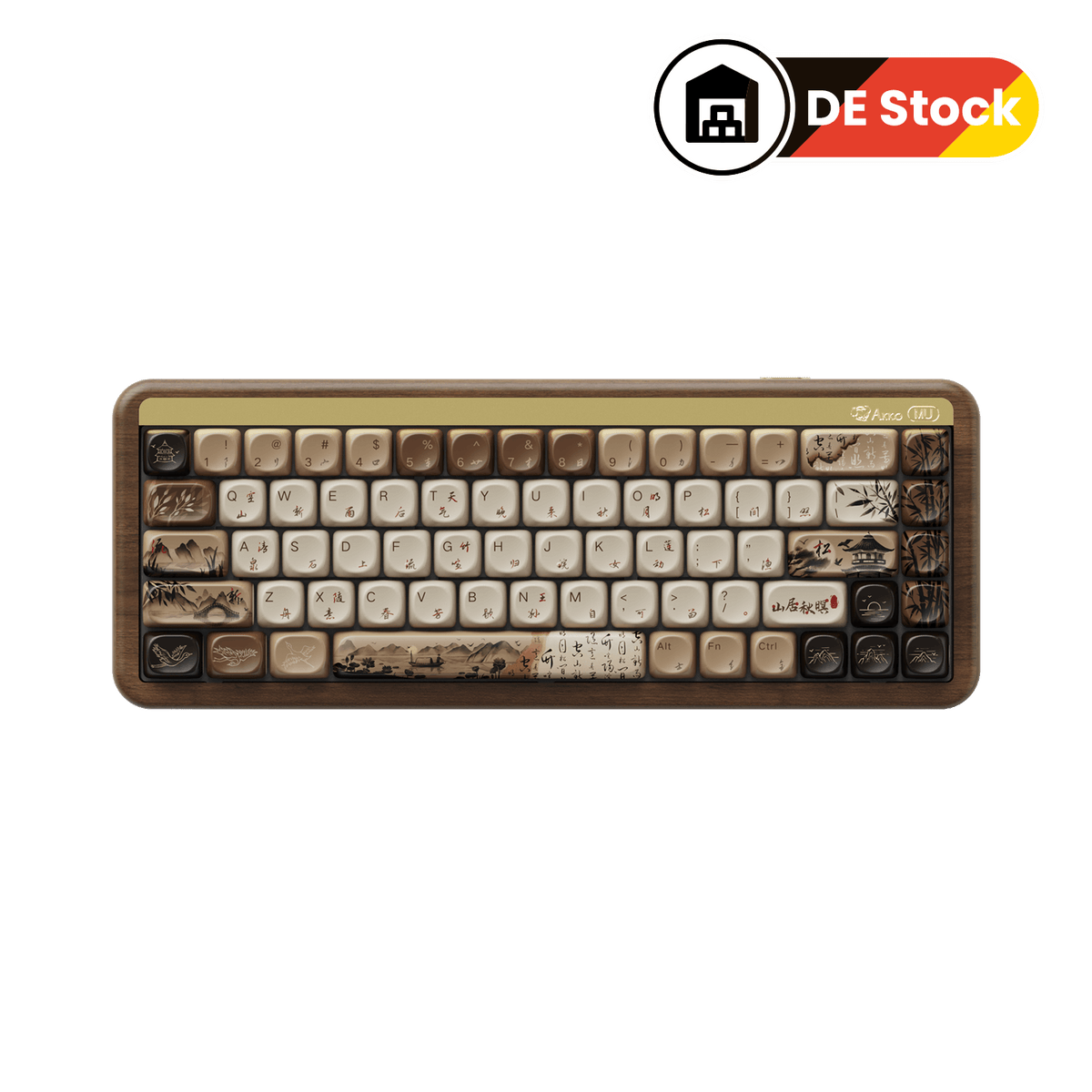 MU01 Wooden Keyboard