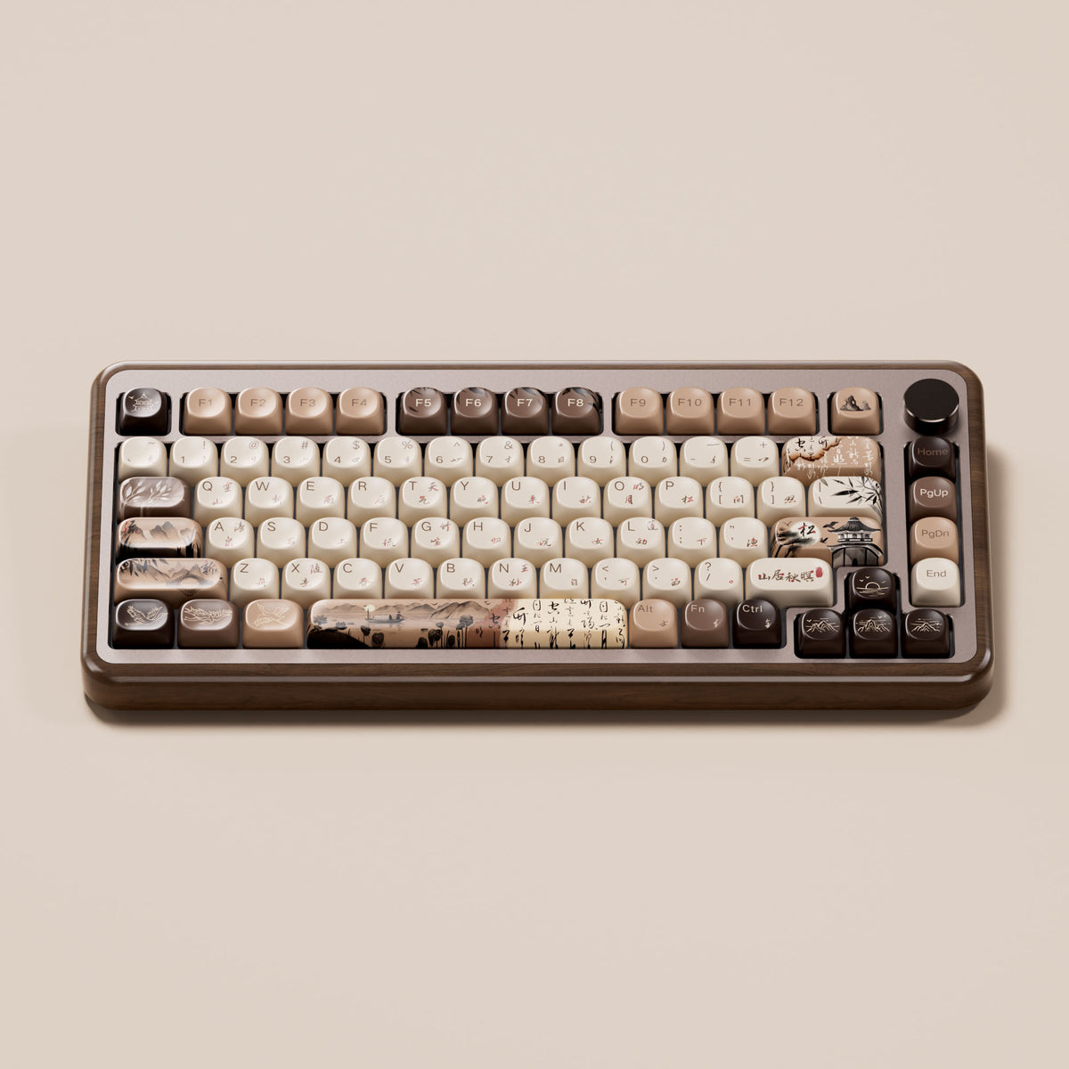 Akko MU02 Mountain Seclusion Wooden Keyboard | AKKO EU