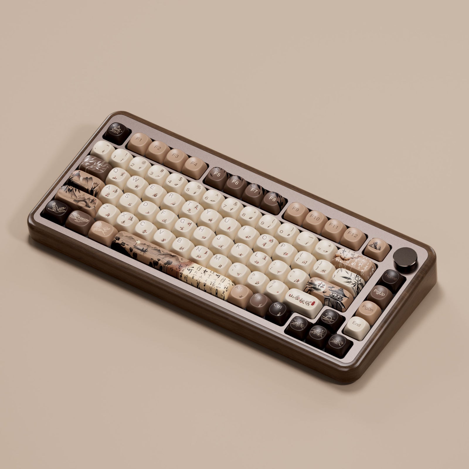 Akko MU02 Mountain Seclusion Wooden Keyboard | AKKO EU