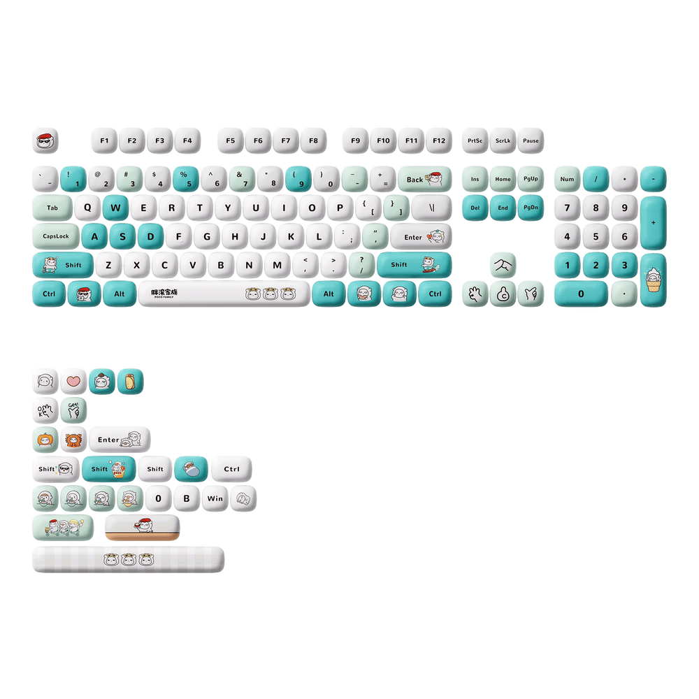 Akko POCO Family - POCO Bear Keycap Set (129-key) | AKKO EU