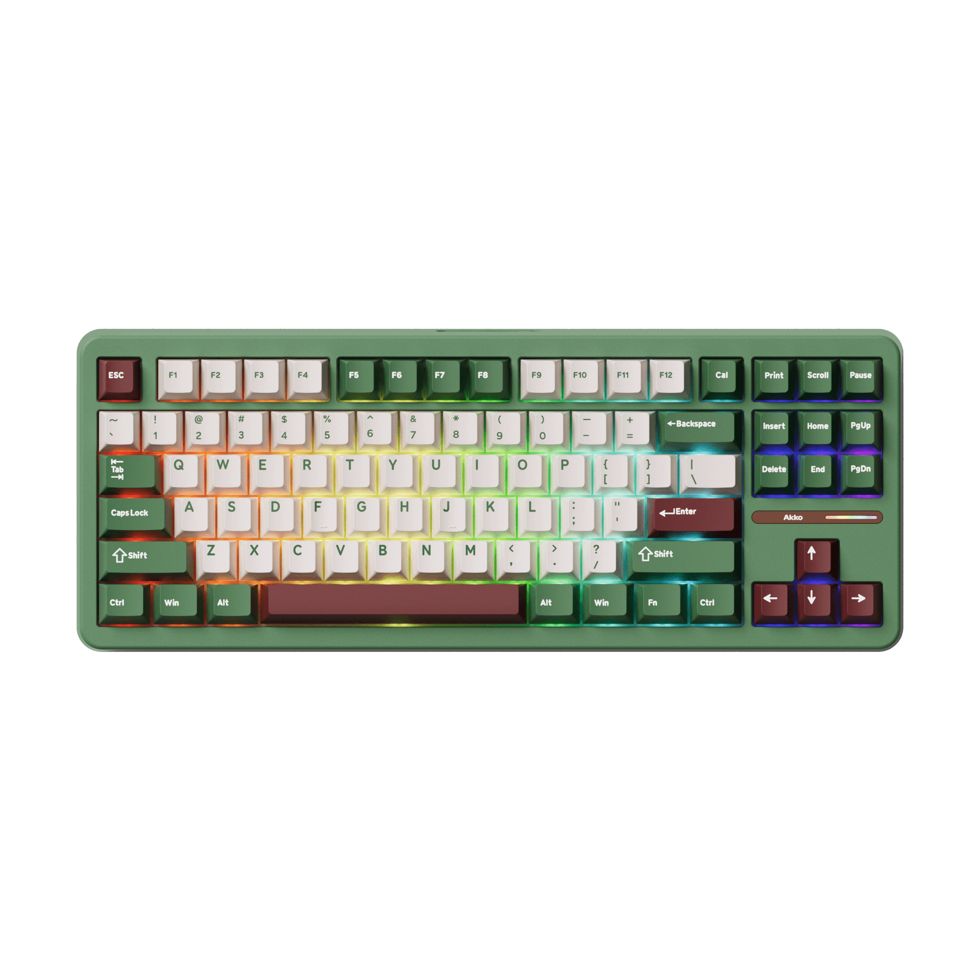 Akko Matcha Red Bean TAC87 Mechanical Keyboard | AKKO EU