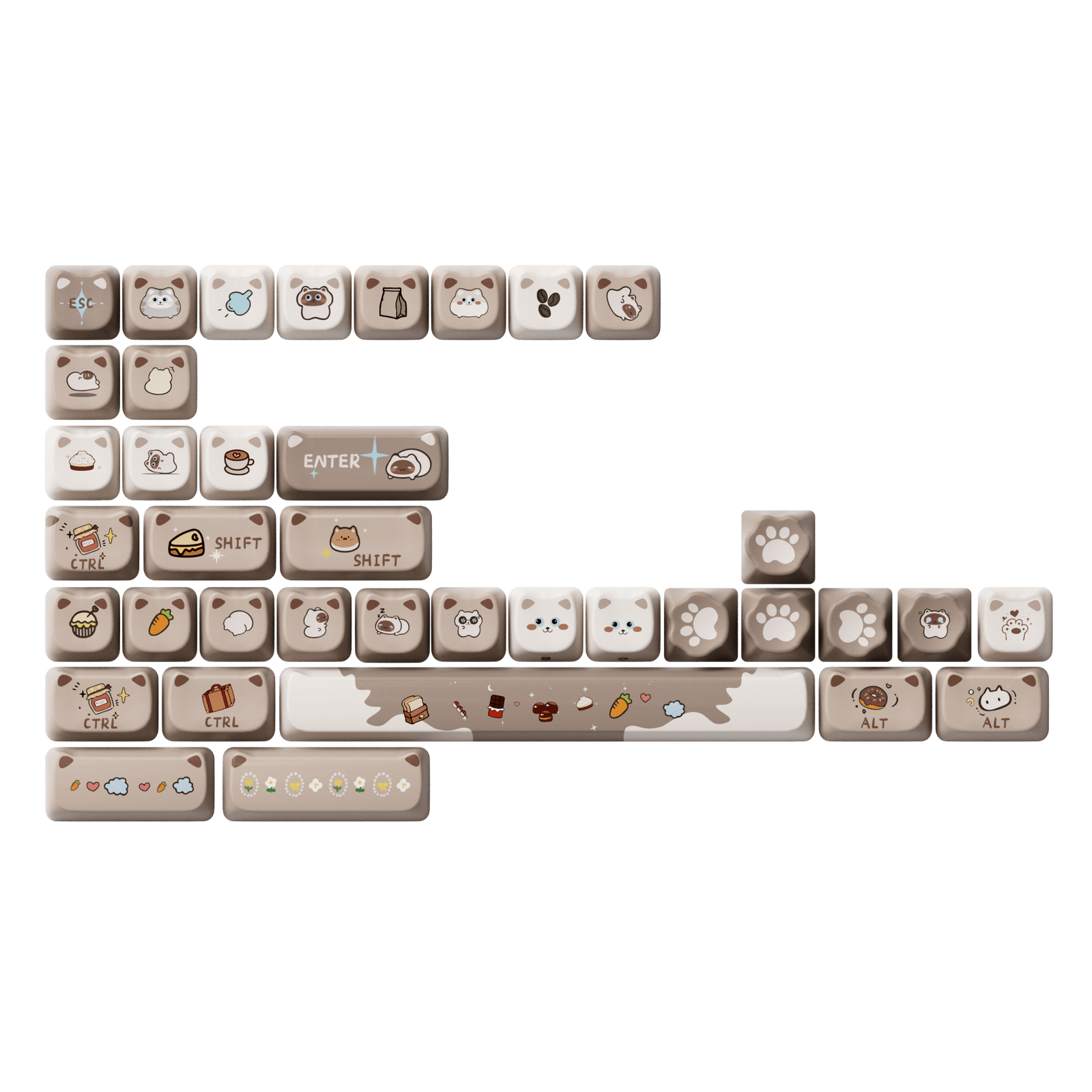 Siamese Cat Keycap Set (142-key) | AKKO EU