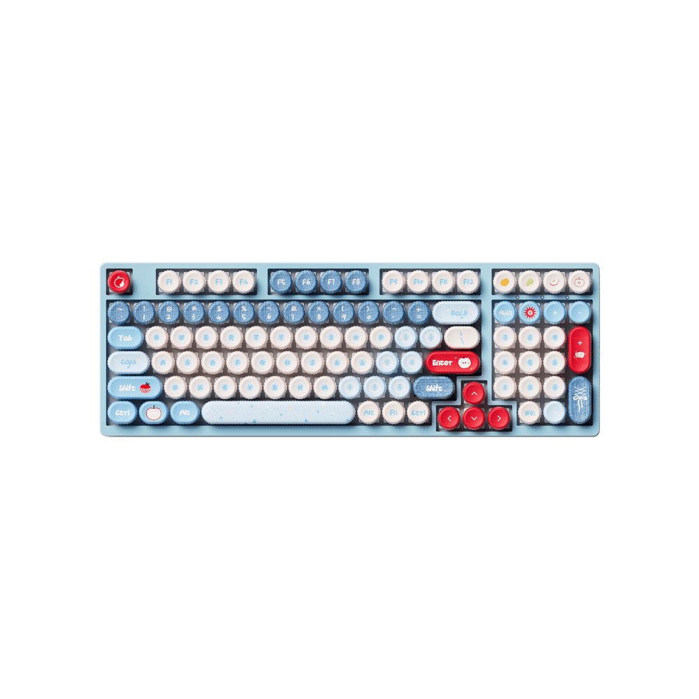 Akko Apple Wave BottleCap Keycaps Set (131-key) | Akko EU