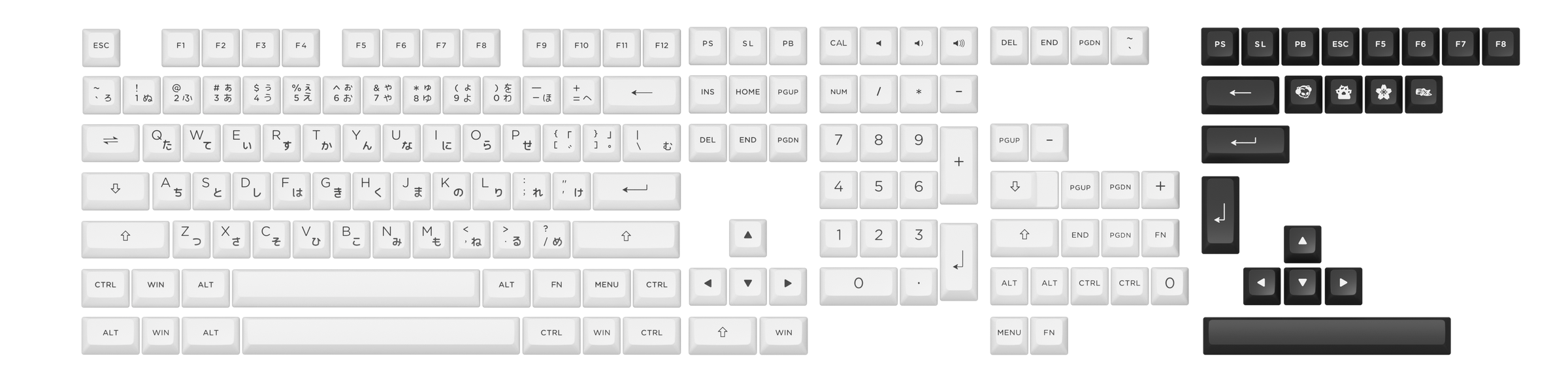 Akko BOW Keycap Set (158-key)
