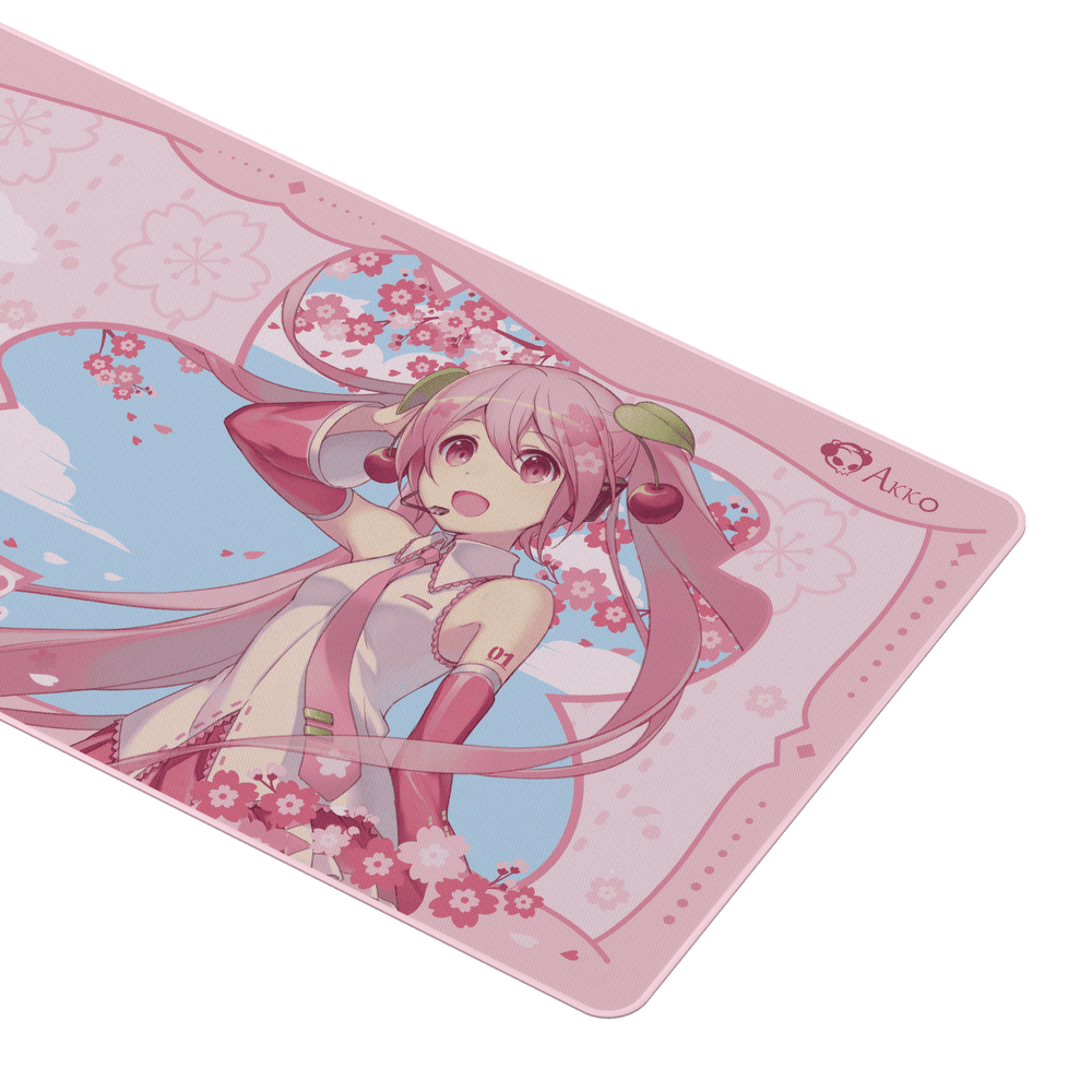 Sakura Miku Pink Pink Mouse Pad