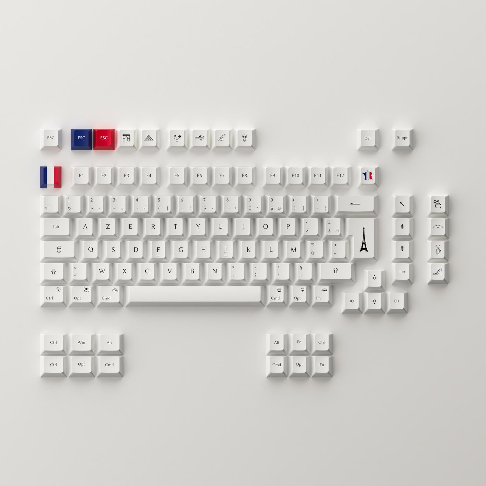 Akko BOW ISO FR AZERTY Keycap Set (110-key) | AKKO EU