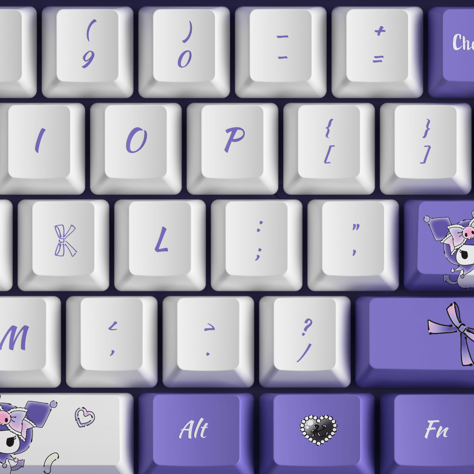 Kuromi 5108B Plus Purple Mechanical Keyboard