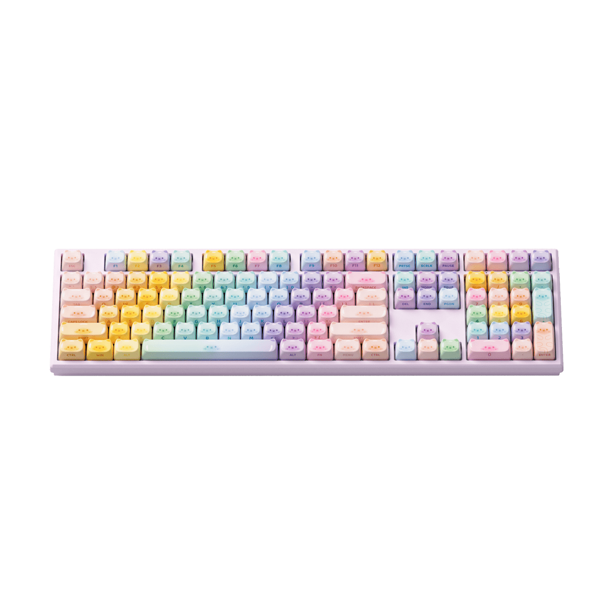 MonsGeek MG108B Colorful Cats Full Size Mechanical Keyboard | AKKO EU