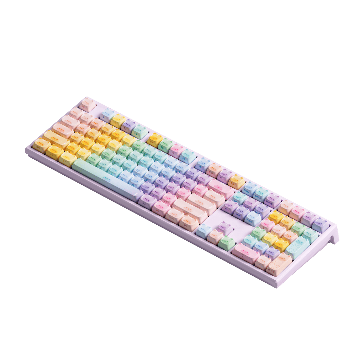 MonsGeek MG108B Colorful Cats Full Size Mechanical Keyboard | AKKO EU