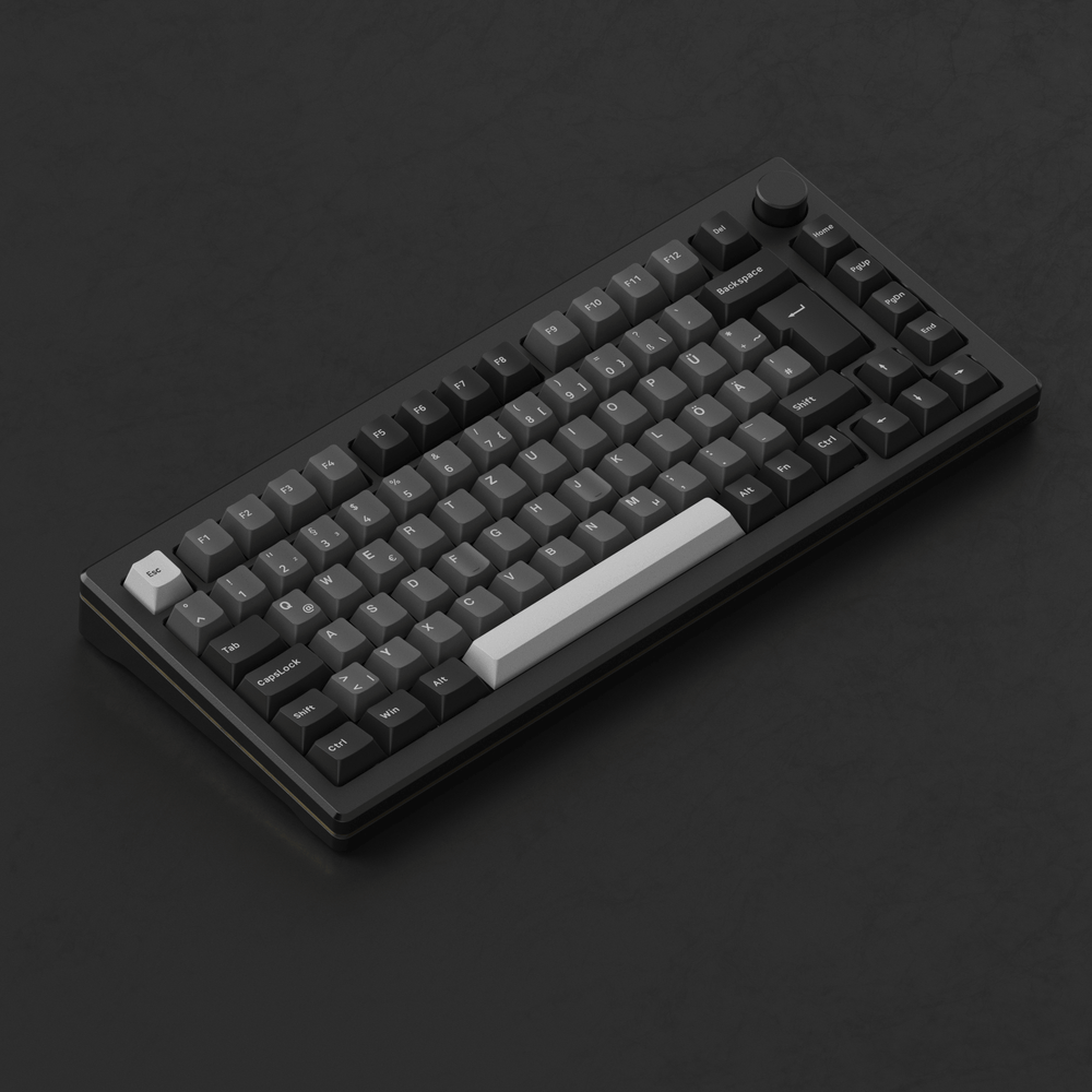 Akko MOD 007B HE Black & Silver ISO Keyboard | AKKO EU