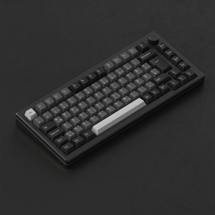 Akko MOD 007B HE Black & Silver ISO Keyboard | AKKO EU
