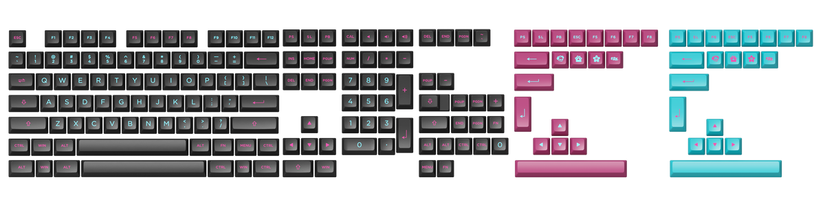 Midnight Keycap Set (178-key)
