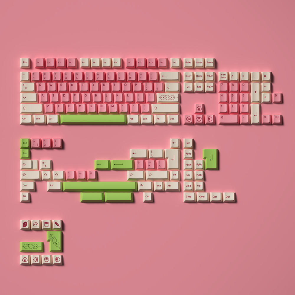 Akko Mochi & Dango Keycap Set (170-key) | AKKO EU
