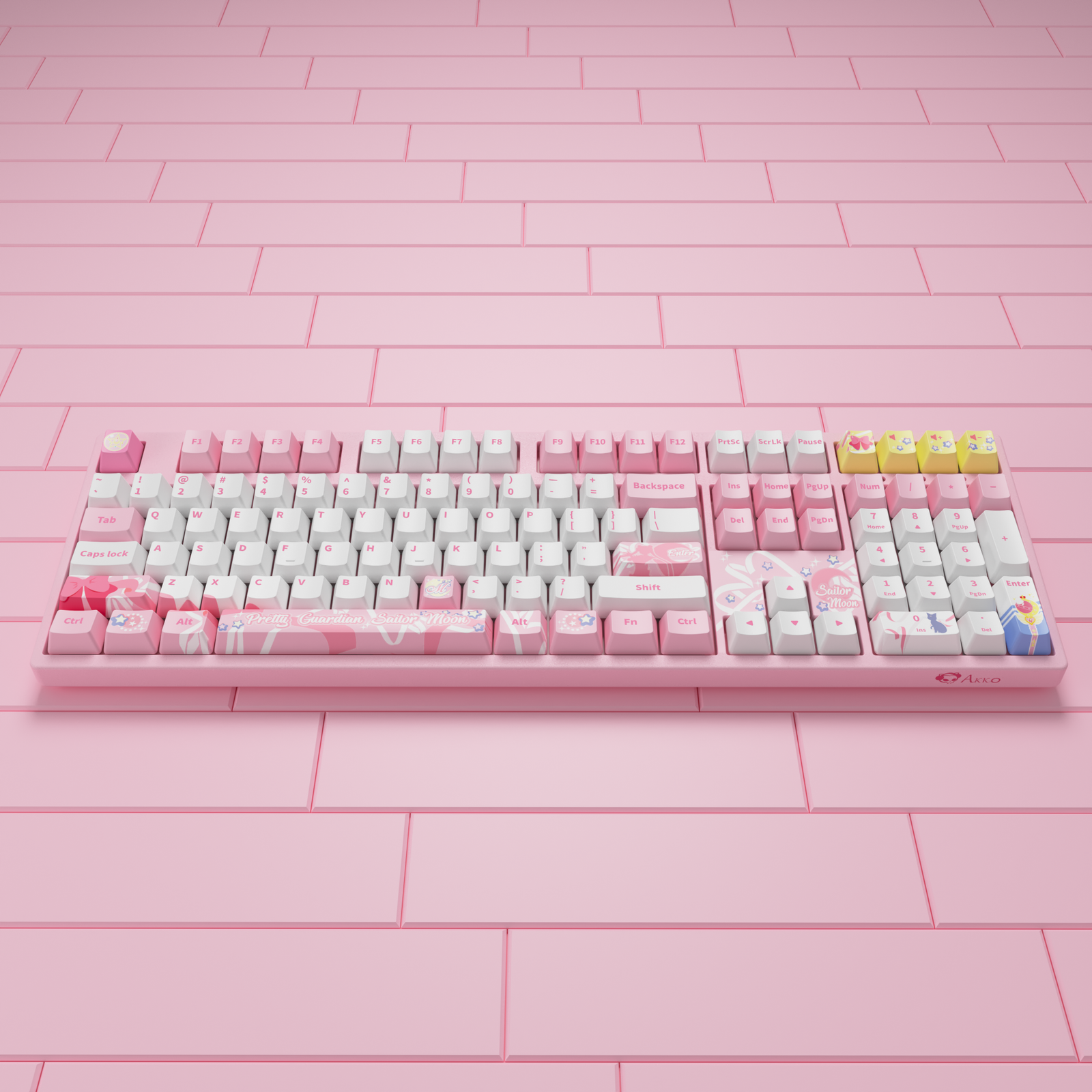 Akko Sailor Moon Crystal 3108 RF Cute Pink Keyboard | AKKO EU