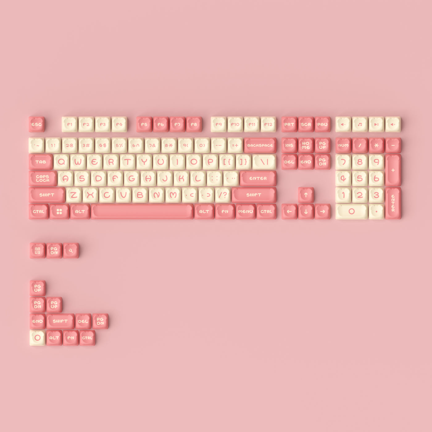 Bear Theme B Keycap Set (122-Key)