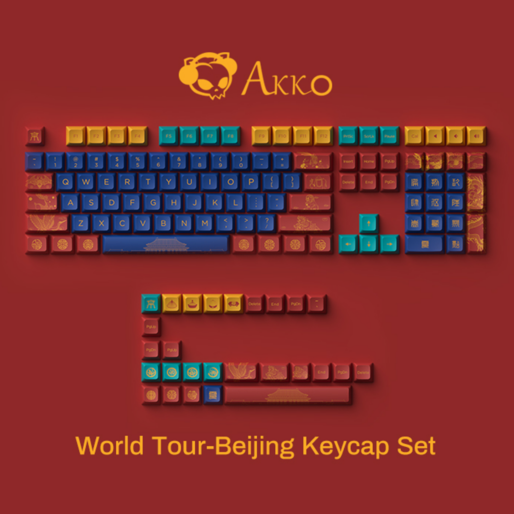 World Tour-Beijing Keycap Set (135-key)