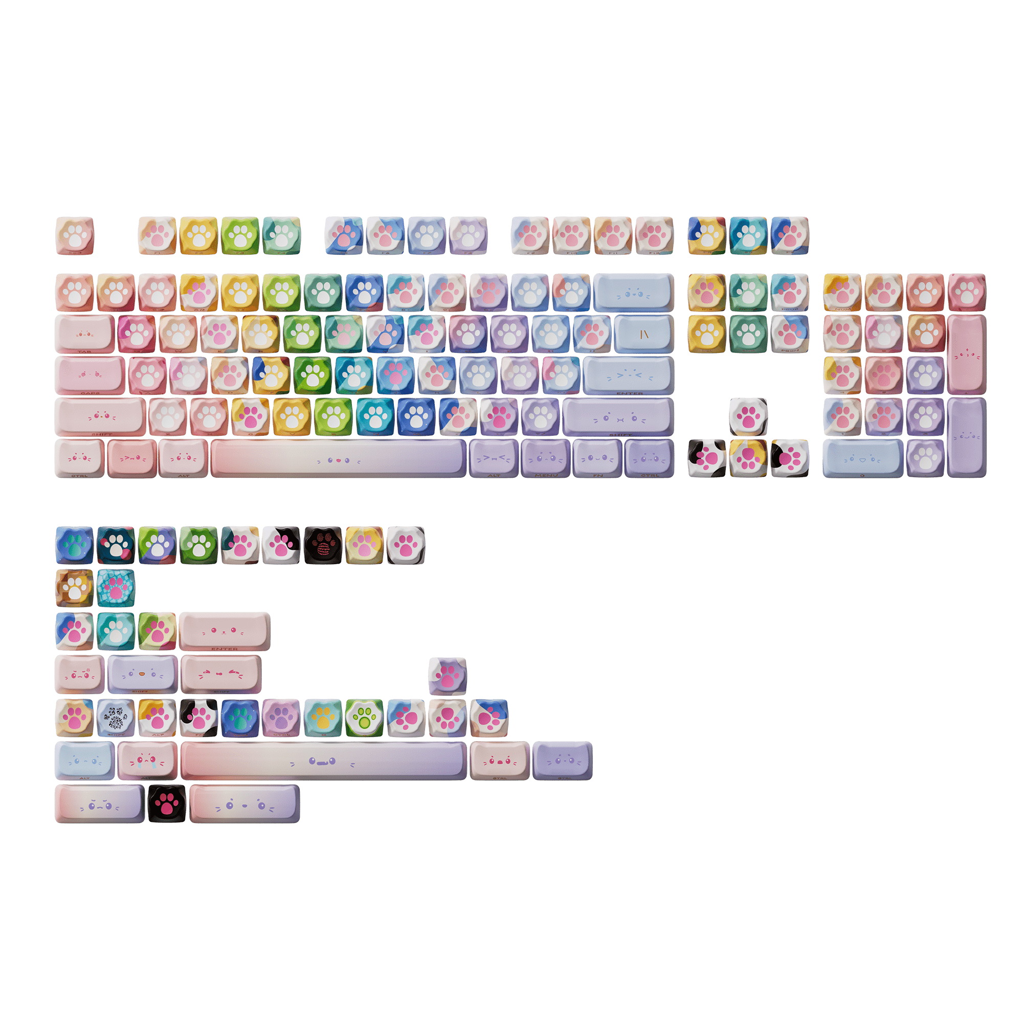 Akko Kitty Paws Keycap Set (142-key) | AKKO EU