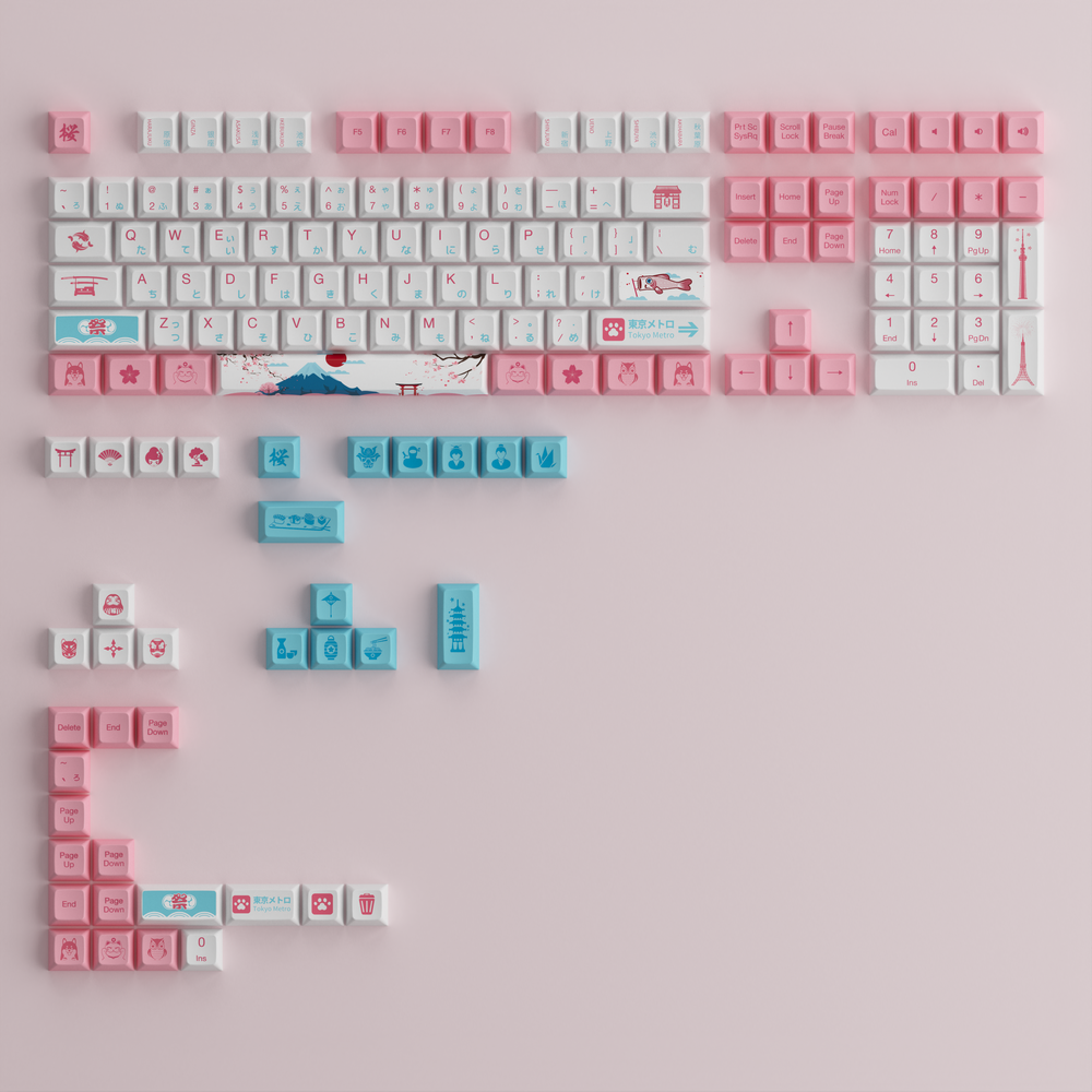 OSA Profile Keycaps for Mechanical Keyboards| AKKO