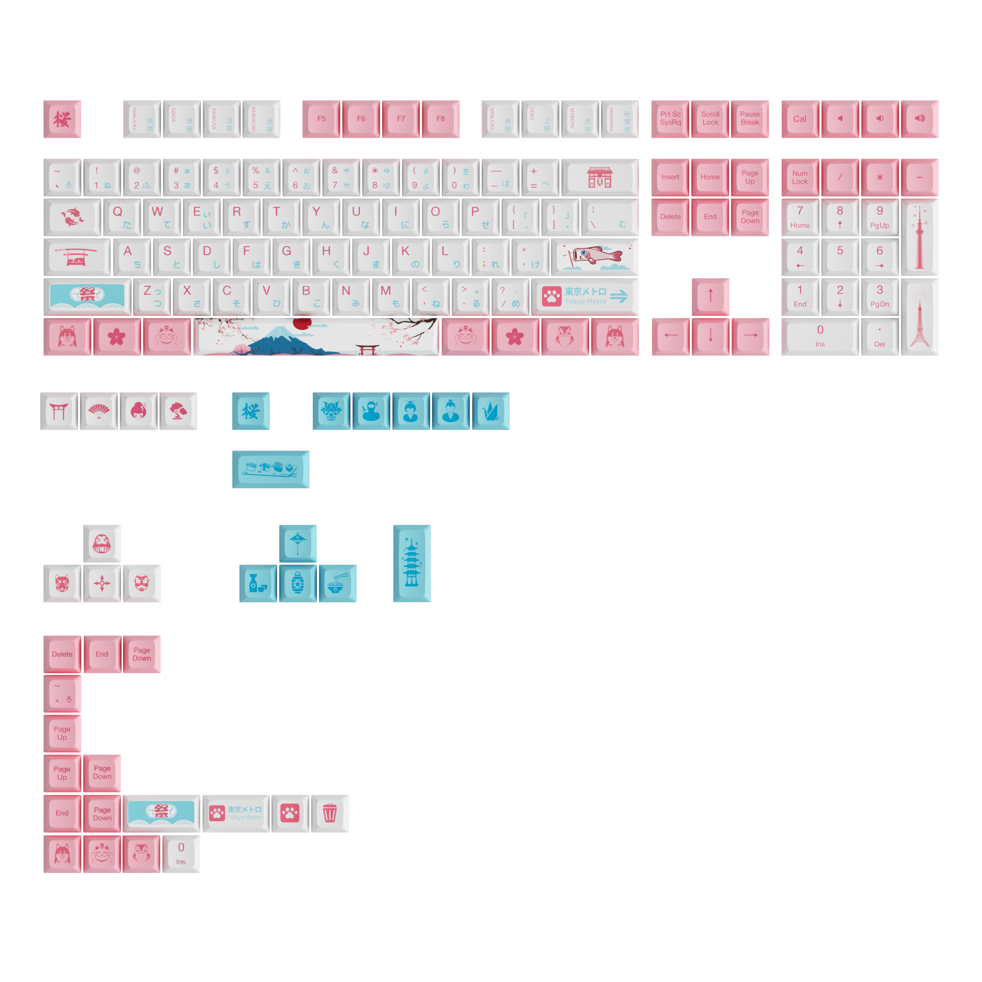 Akko World Tour Tokyo R2 OSA SP Keycap Set(145-key) | AKKO EU