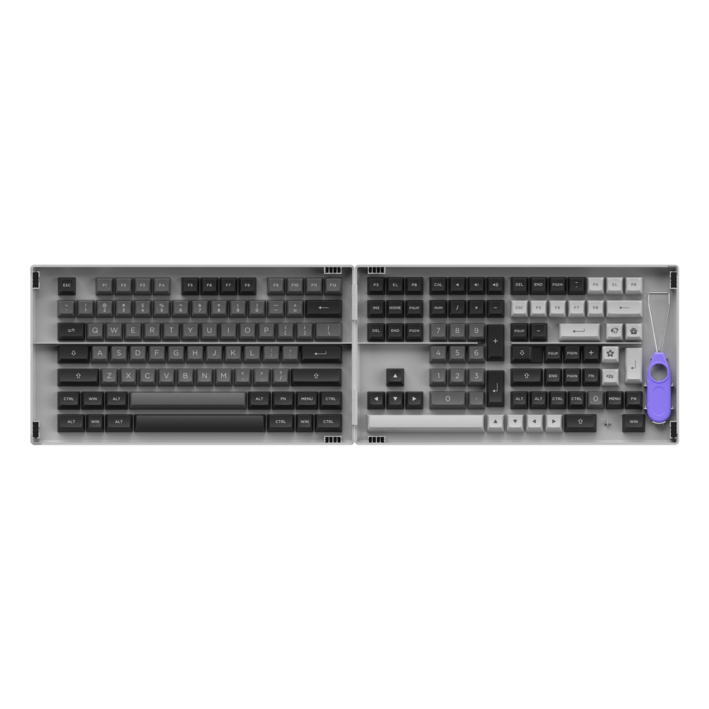 Akko Black & Silver Keycap Set(197-Key) | AKKO EU