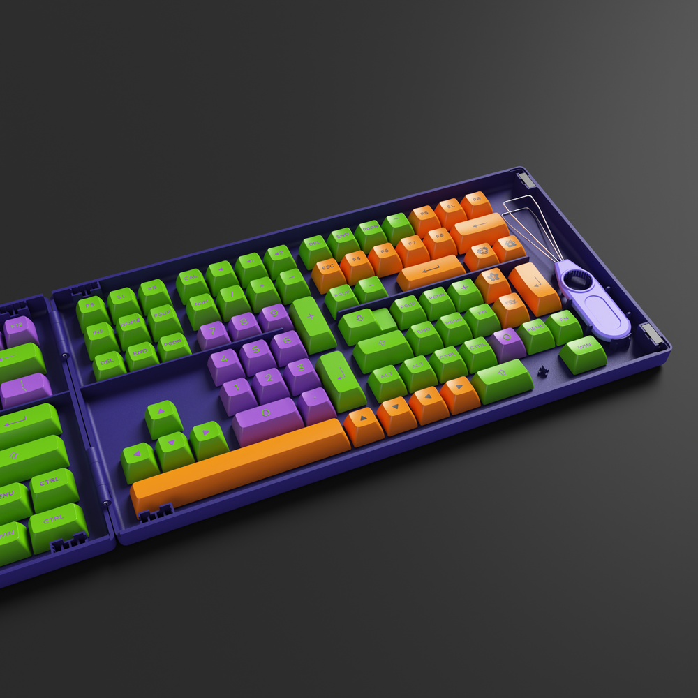 Akko EVA-01 Themed Keycap Set (158-key) | AKKO EU