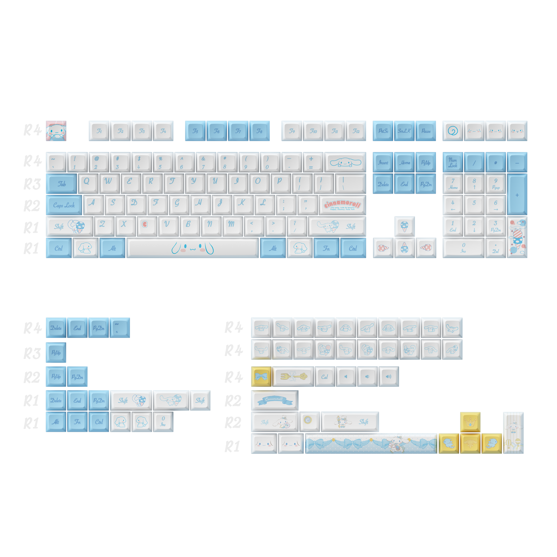 OSA Profile Keycaps for Mechanical Keyboards| AKKO