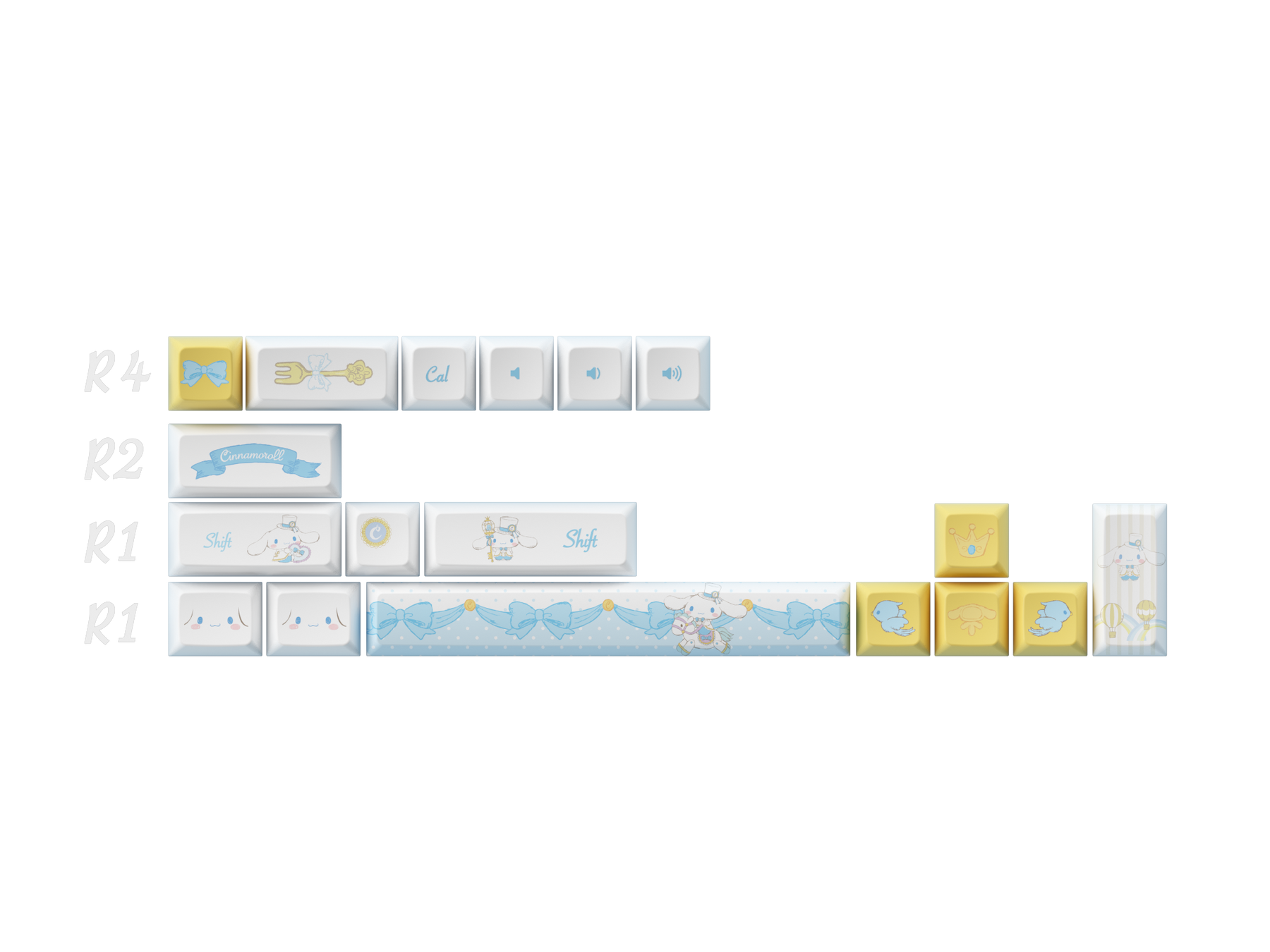 Akko Cinnamoroll Keycap set (165-key) | AKKO EU