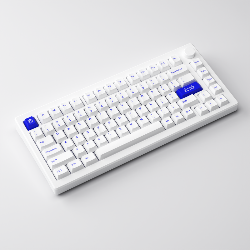MOD 007B PC Blue on White